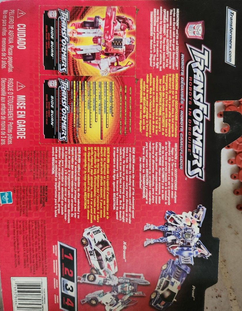 Transformers Hasbro RID Side Burn, Hobbies & Toys, Toys & Games on ...