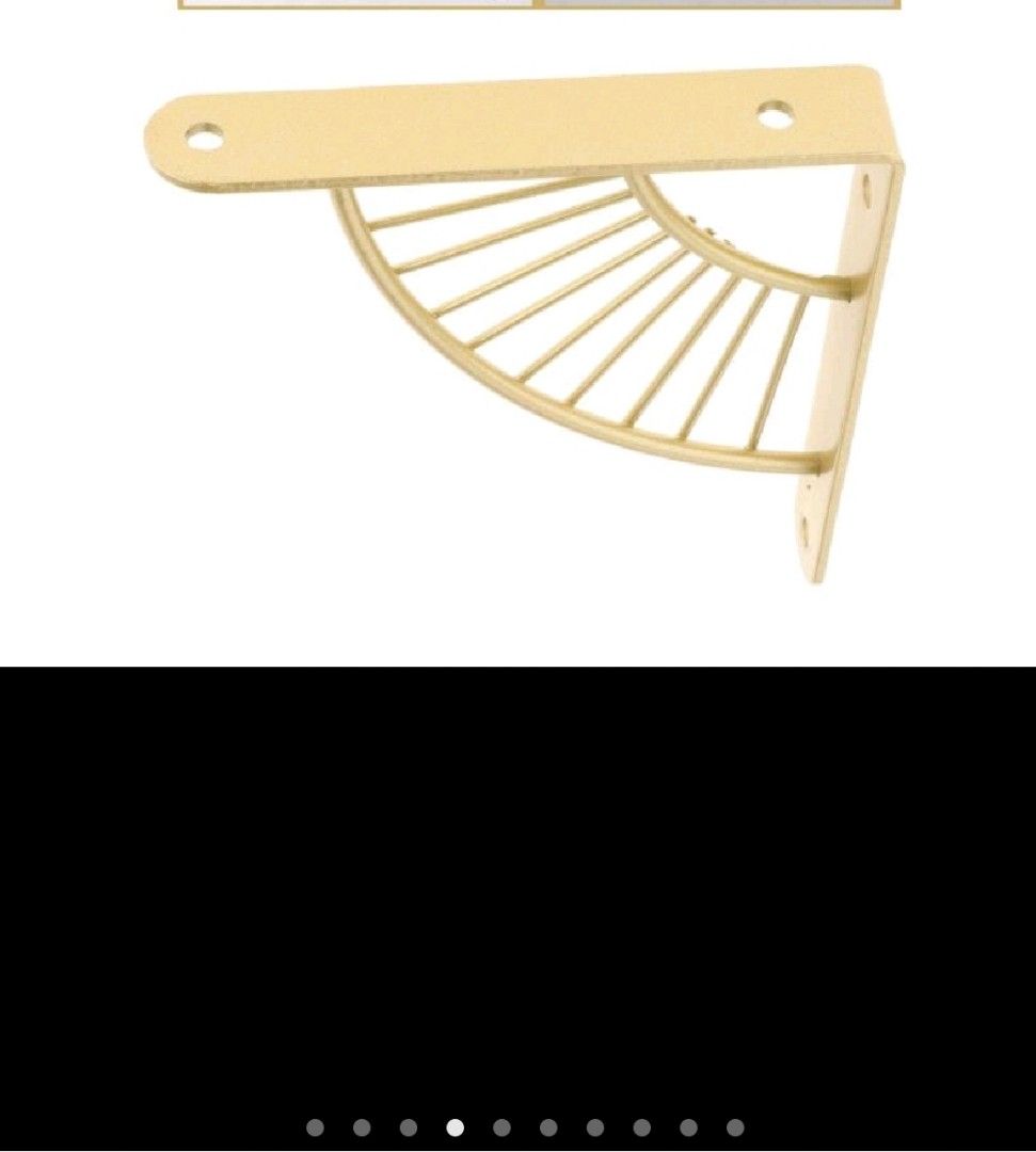 Triangle Floating shelf Bracket Heavy Duty Supporter with Screws (in ...