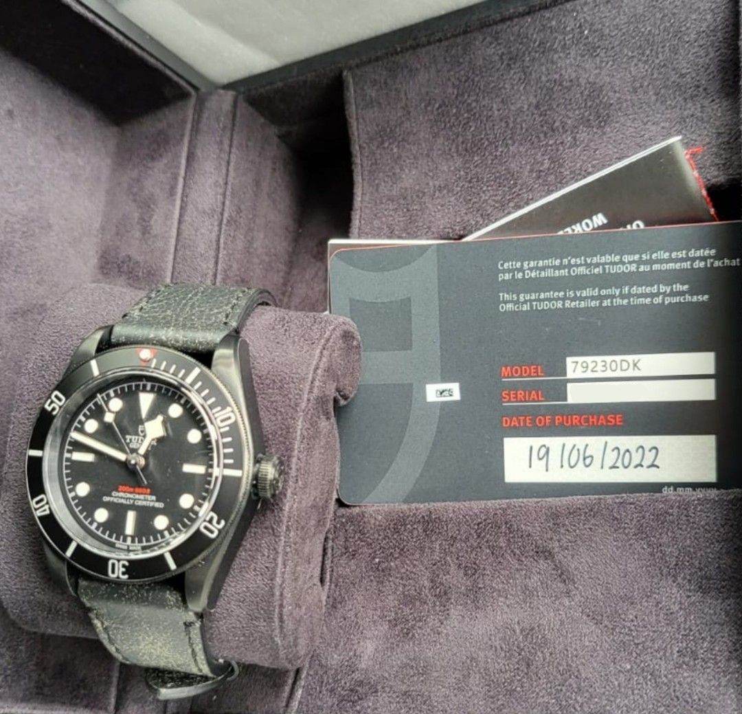 Tudor Black Bay Dark PVD ( June 2022), Luxury, Watches on Carousell