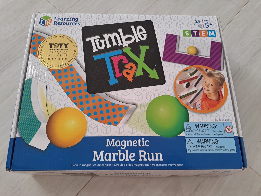 Tumble Trax - Magnetic marble run, Hobbies & Toys, Toys & Games on ...