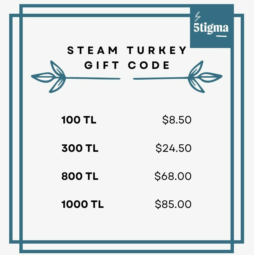 [Turkey] Steam Wallet Code, Video Gaming, Gaming Accessories, Game Gift ...