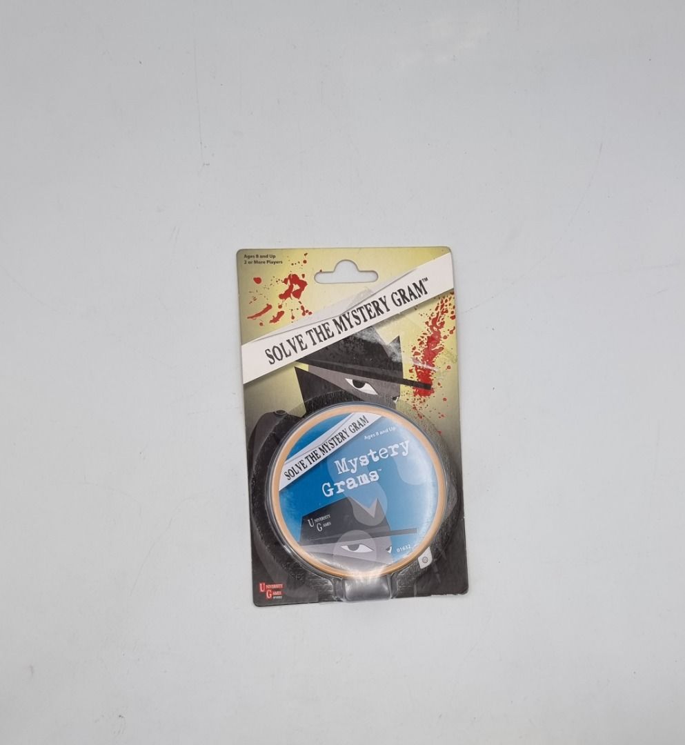 UNIVERSITY GAMES Solve the Mystery Grams Mystery Teasers Guessing Game ...