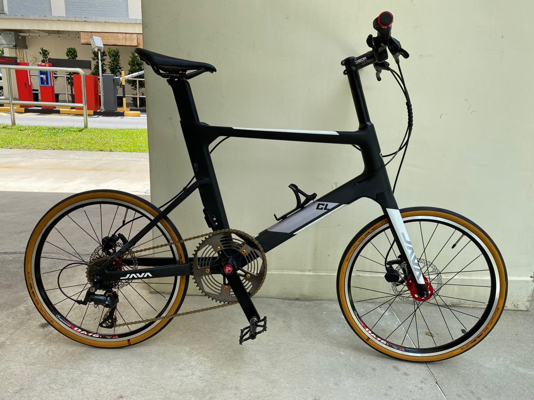 Upgraded Carbon Java CL Mini Velo Bike, Sports Equipment, Bicycles ...