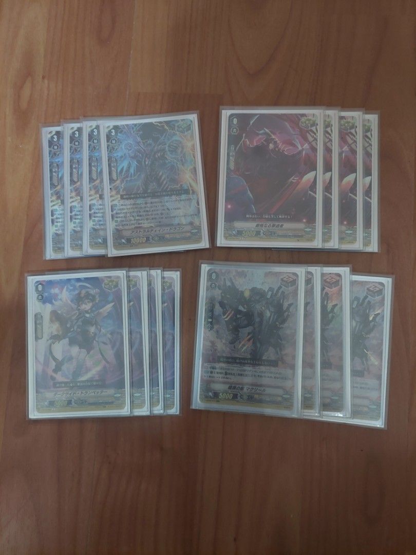 Vanguard shadow paladin raging form v deck, Hobbies & Toys, Toys ...