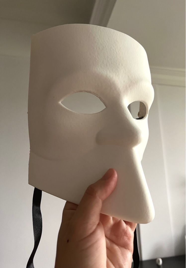 Venetian Bauta Mask (original, white), Everything Else on Carousell