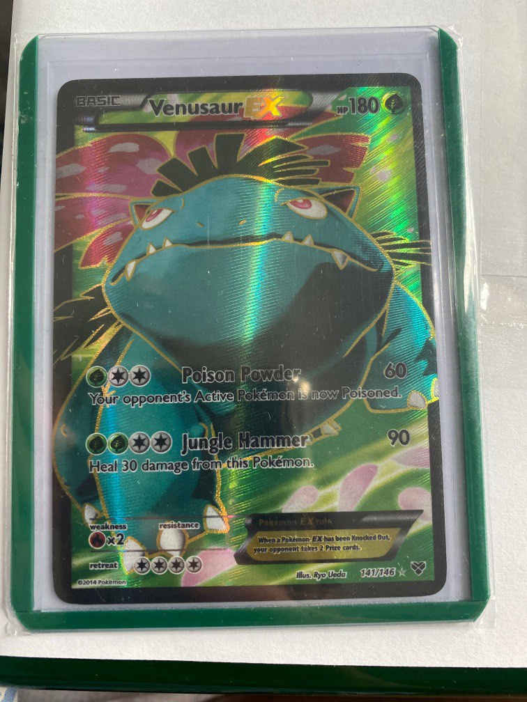 Venusaur Ex Full Art Ultra Rare Base set XY, Hobbies & Toys, Toys ...