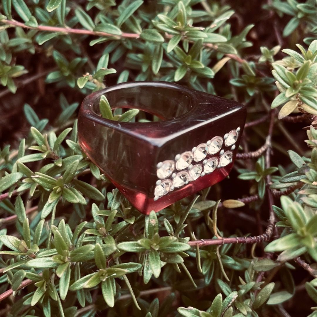 Vintage futuristic Ring from the 80s made in Marseille ,France, Women's ...