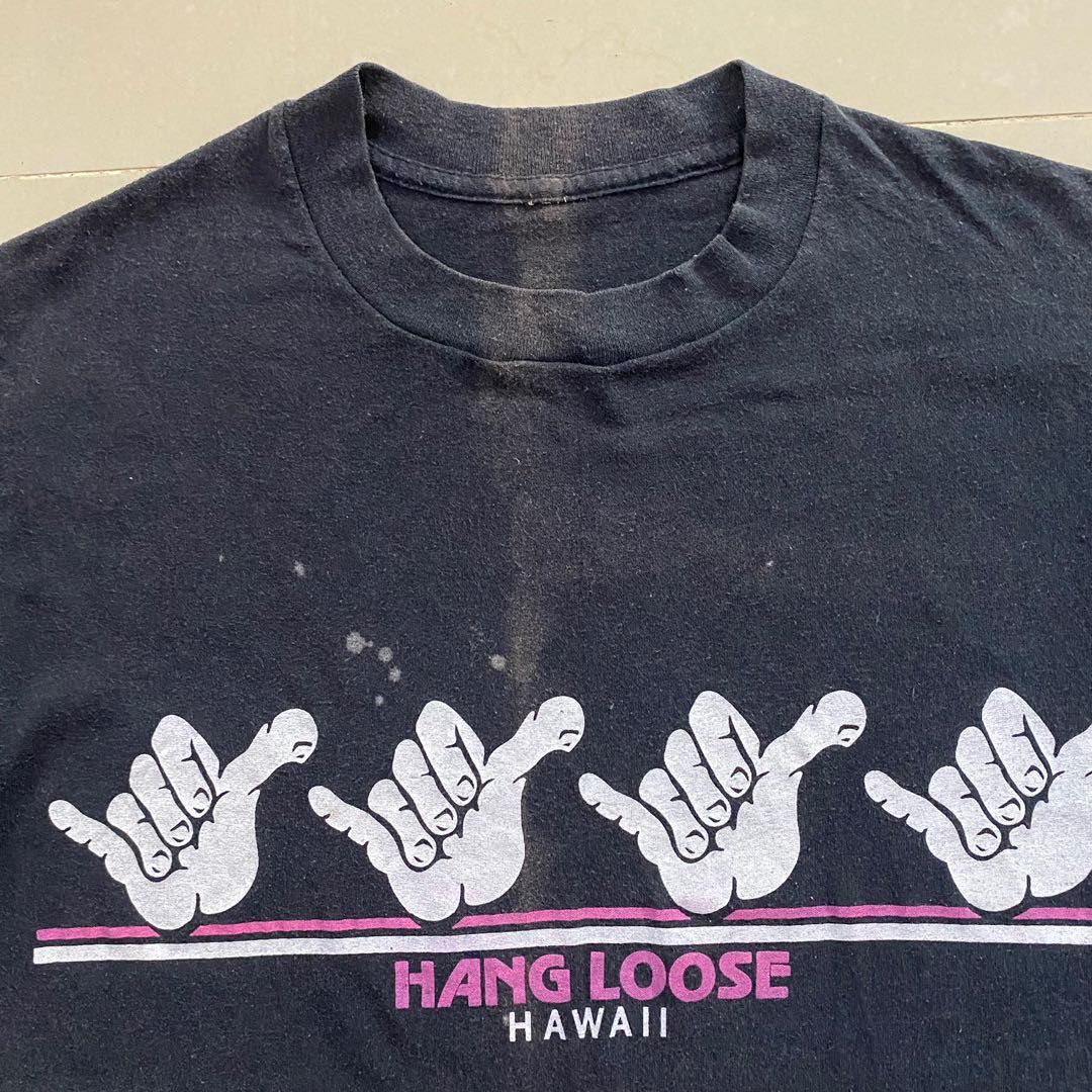 Vintage Hang Loose Hawaii, Men's Fashion, Tops & Sets, Tshirts & Polo ...