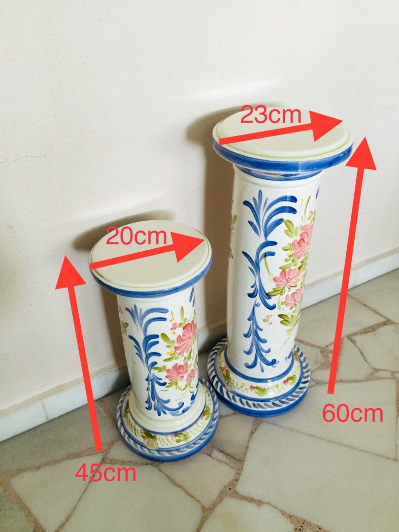 Vintage Kato Kogei hand painted Japan columns, Hobbies & Toys ...