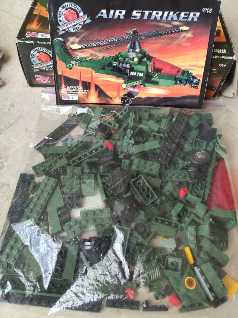 Vintage Mega Bloks Pro builder Collector Series #9708 building bricks ...