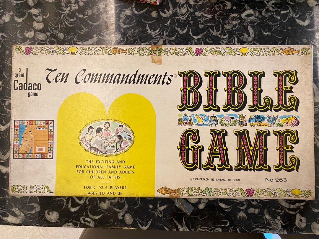 Vintage Ten Commandments Bible Game, Hobbies & Toys, Memorabilia ...