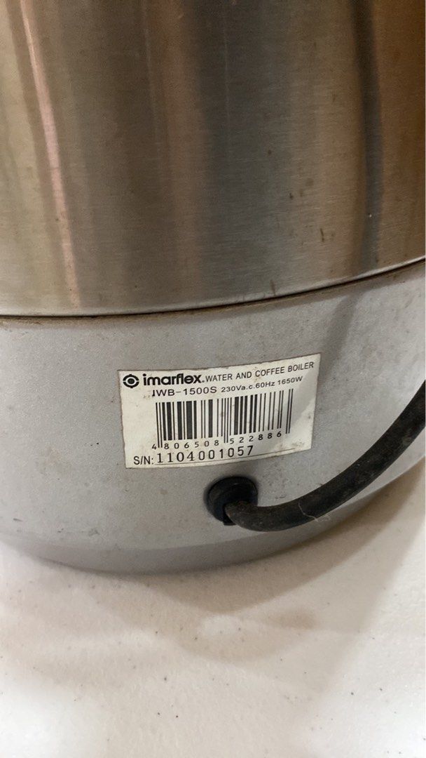 Water and Coffee Boiler Imarflex, TV & Home Appliances, Kitchen ...