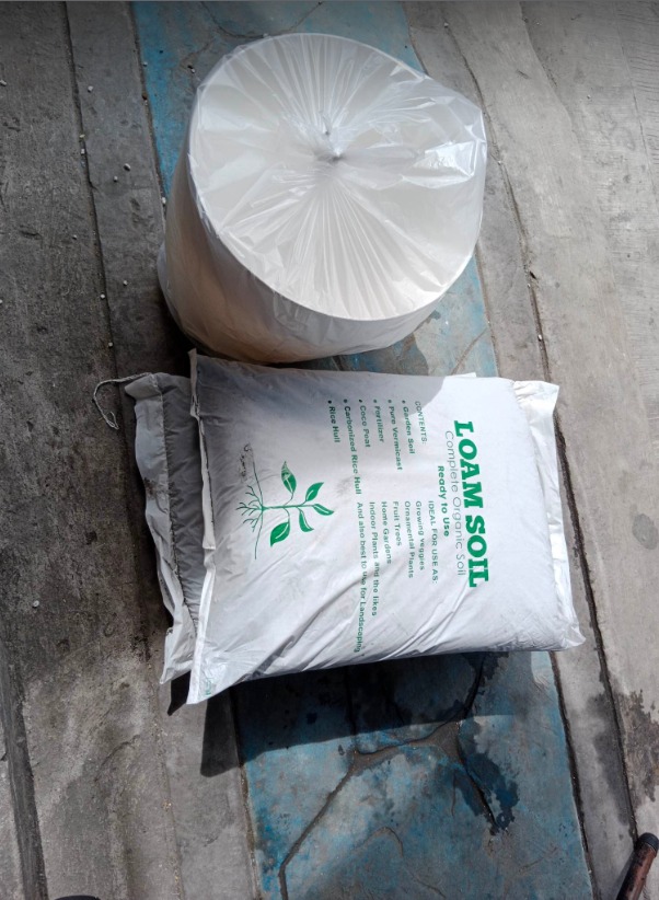 White Pearl Pot & Loam Soil - To Proj 4 QC, Furniture & Home Living ...