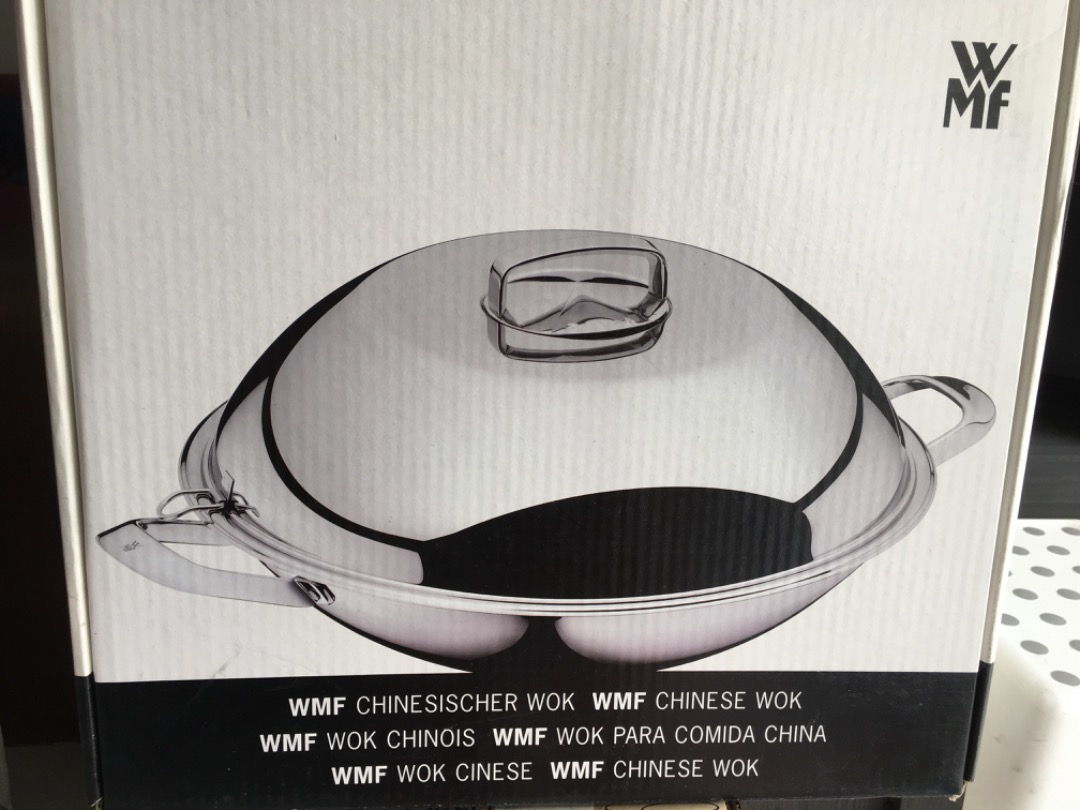 WMF 36cm Chinese wok to let go, TV & Home Appliances, Kitchen Appliances, Other Kitchen ...