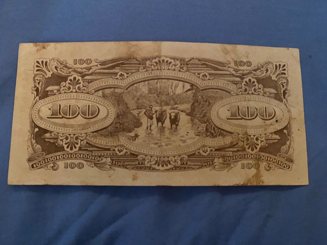 WW2 japanese occupation malaya $100 banknote banana money, Hobbies ...