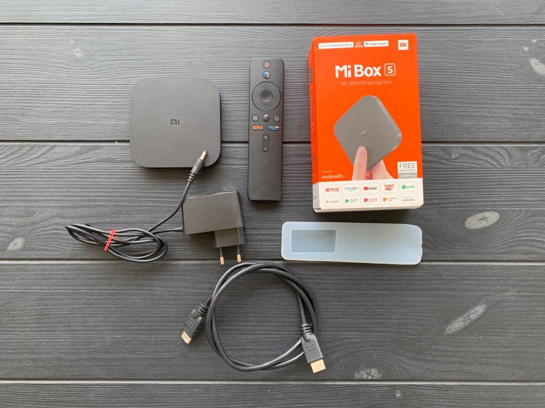 Xiaomi Mi Box S 4K Ultra HD Android TV Media Streaming Set Top Box, TV ...
