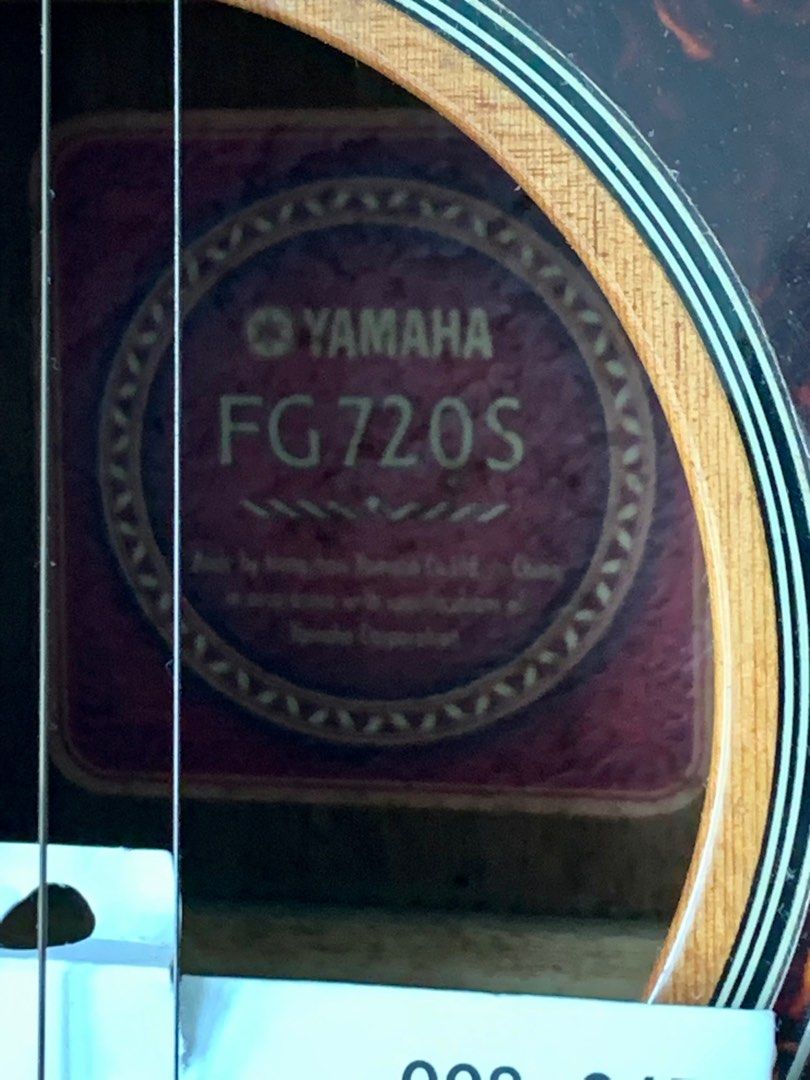 Yamaha FG 720S Acoustic Guitar, Hobbies & Toys, Music & Media, Musical ...