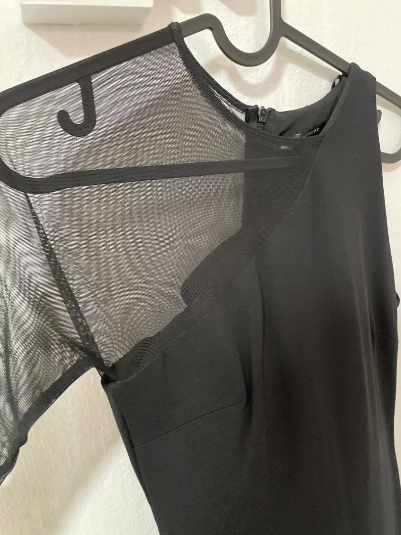 Zara Toga Sheer Dress, Women's Fashion, Dresses & Sets, Dresses on Carousell