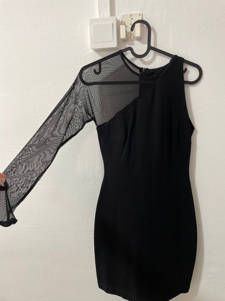 Zara Toga Sheer Dress, Women's Fashion, Dresses & Sets, Dresses on Carousell