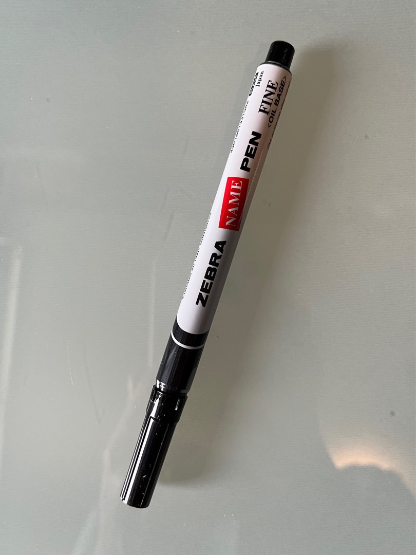 Zebra Name Pen Black, 興趣及遊戲, 手作＆自家設計, 文具 - Carousell