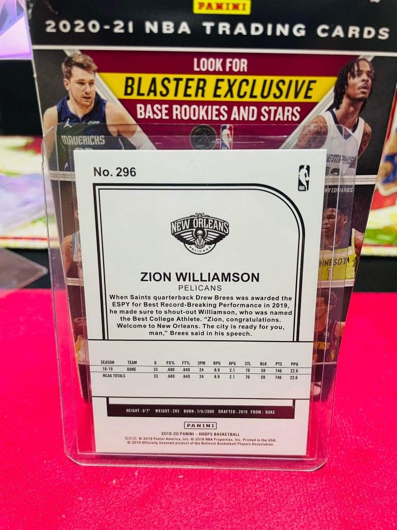 zion rc holo psa 9 and zion rc hoops base nba cards, Hobbies & Toys ...