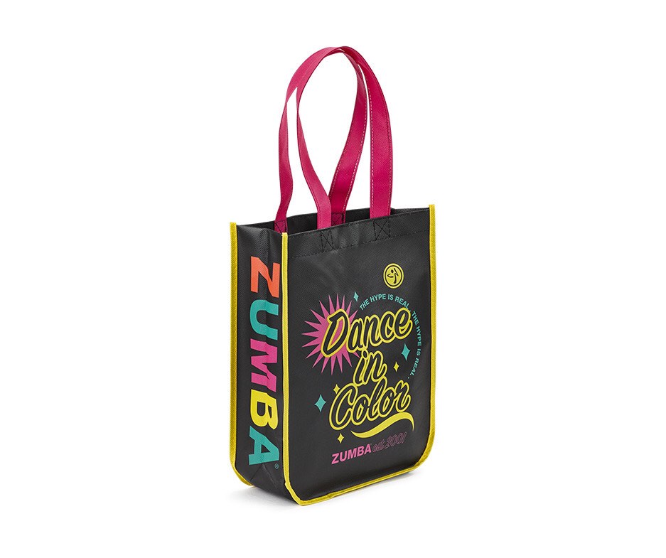 Zumba Dance in Color Reusable Tote Bag, Women's Fashion, Bags & Wallets ...