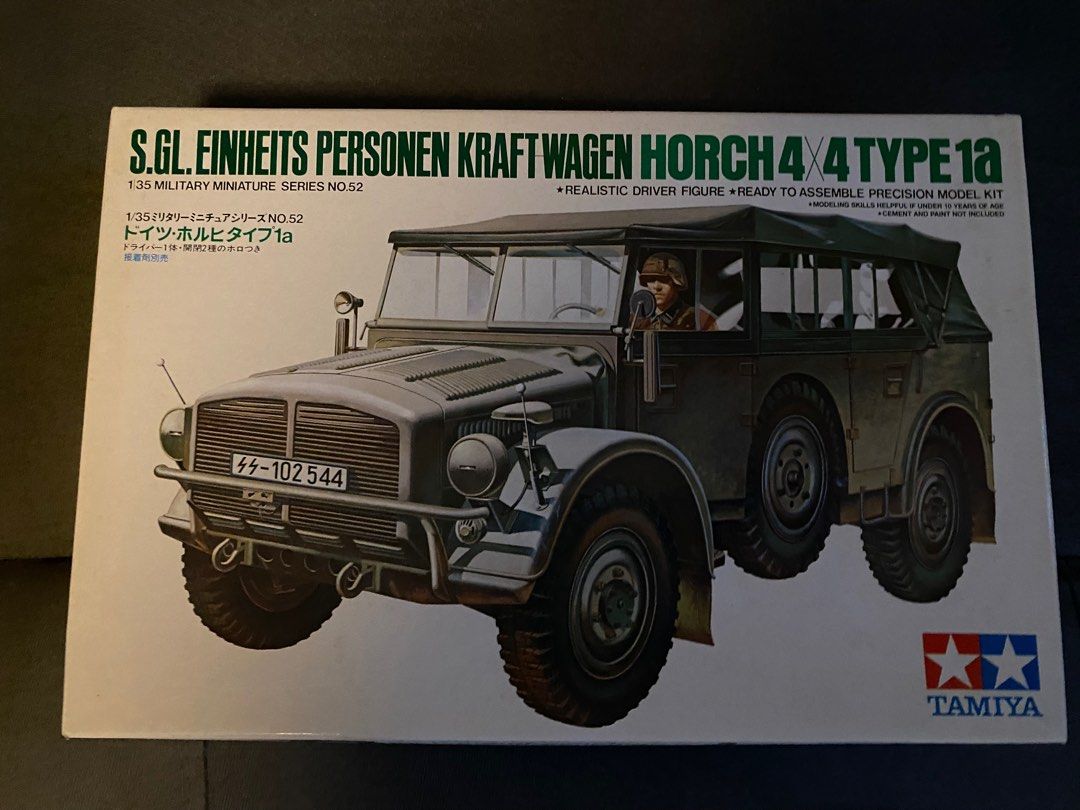 1/35 tamiya horch car, Hobbies & Toys, Toys & Games on Carousell