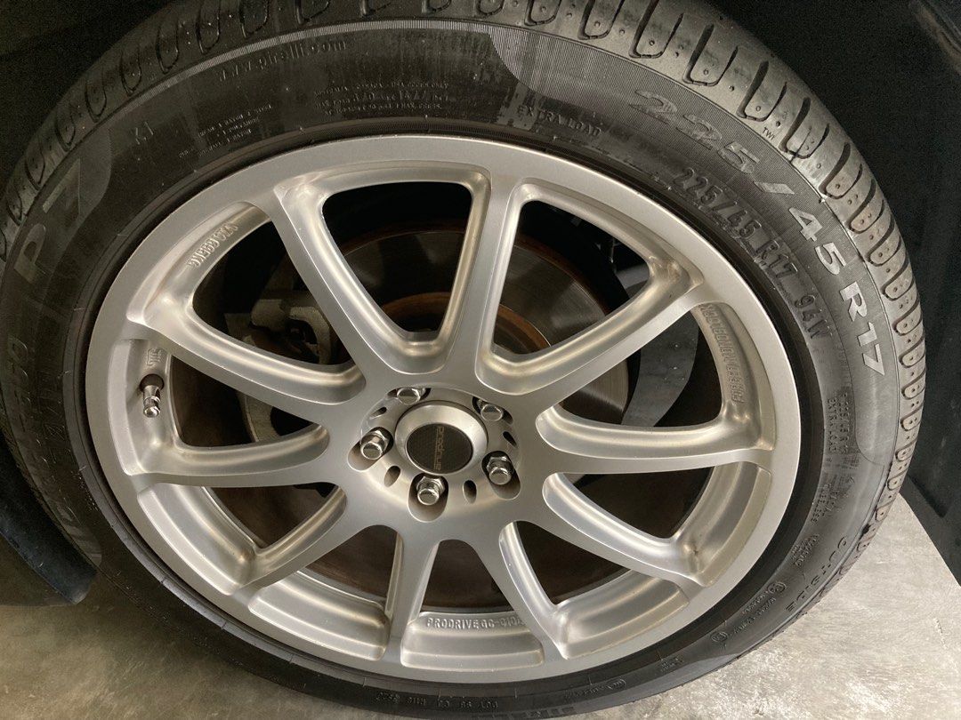 17" Original Prodrive GC-010E Forged rims, Car Accessories, Tyres ...
