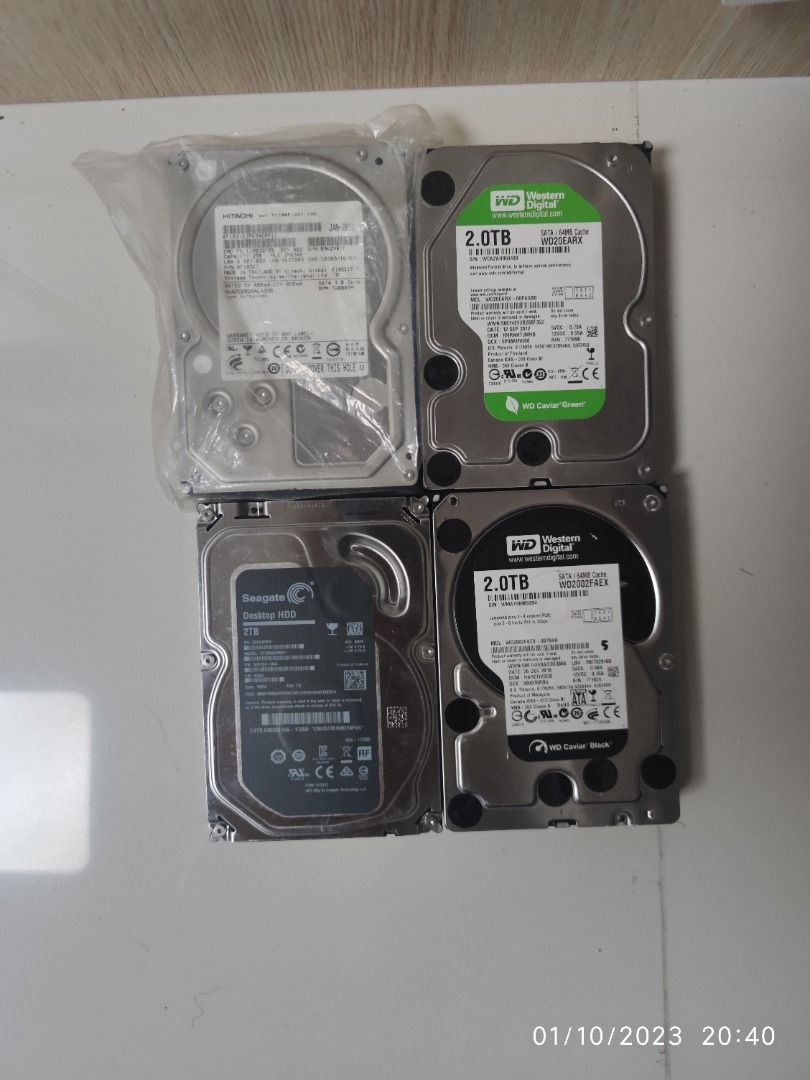 1T & 2T 3.5" HDDs, Computers & Tech, Parts & Accessories, Computer ...
