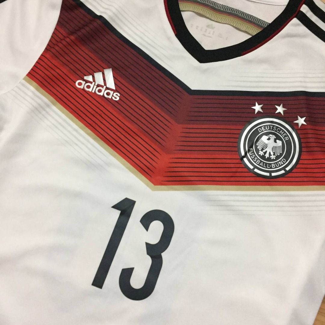 2014 THOMAS MULLER GERMANY WORLD CUP HOME JERSEY, Men's Fashion ...