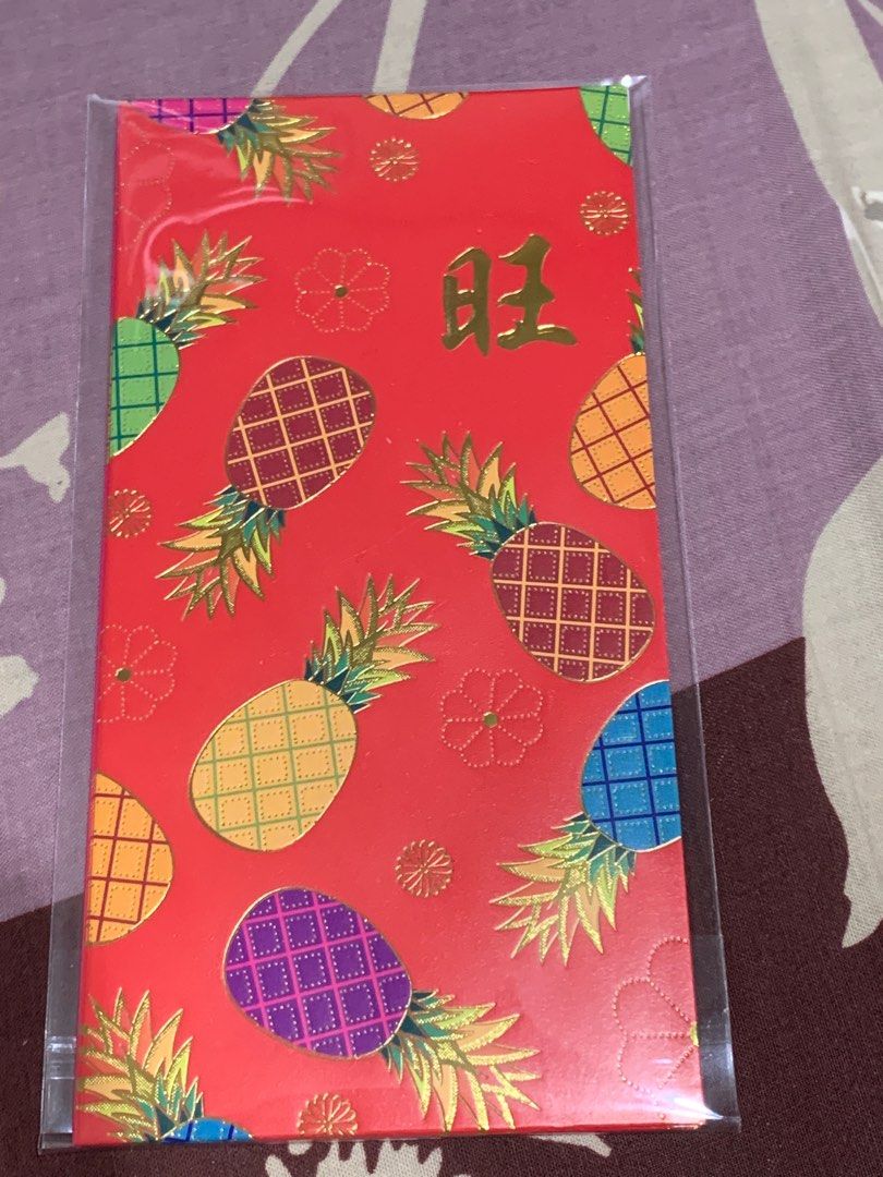 2023 PRIME Pineapple Red Packets, Hobbies & Toys, Stationery & Craft ...
