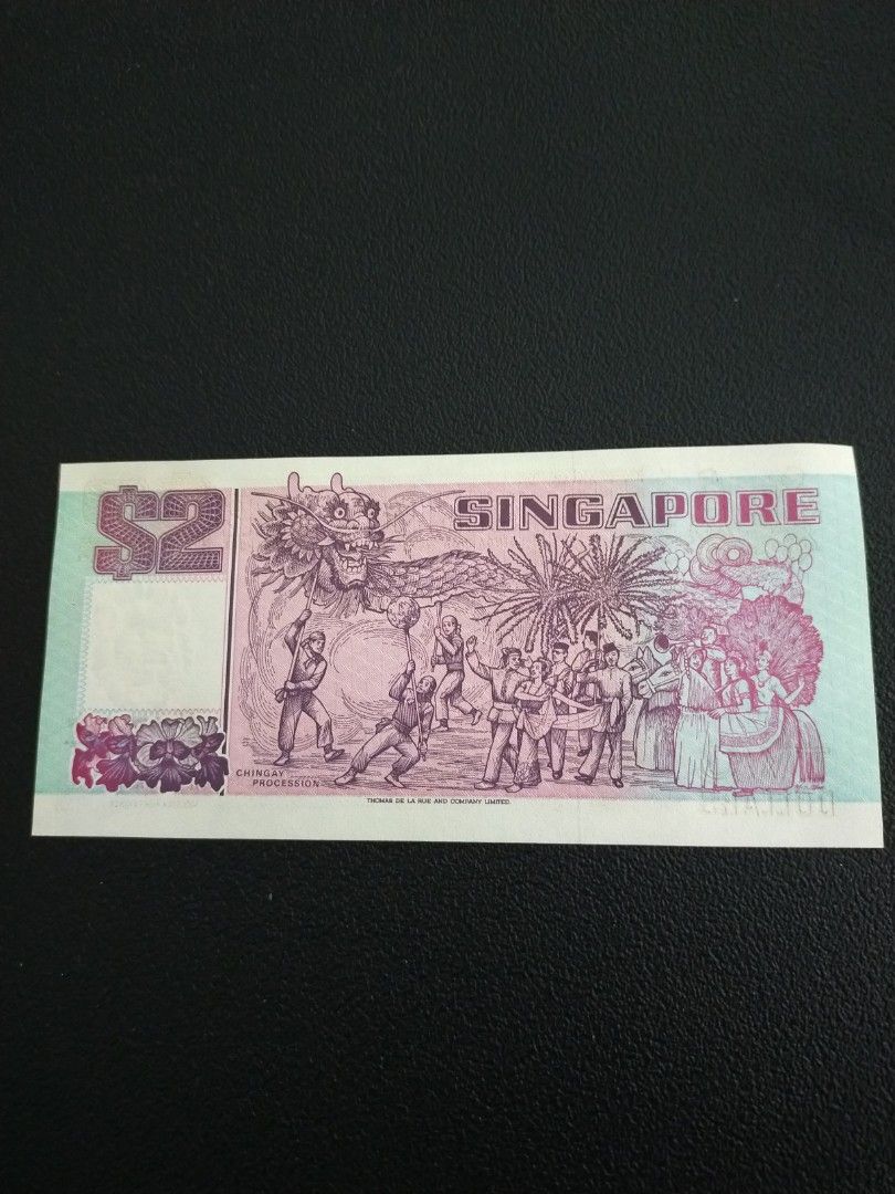 $2 dollar Purple series note, Singapore currency, Hobbies & Toys ...