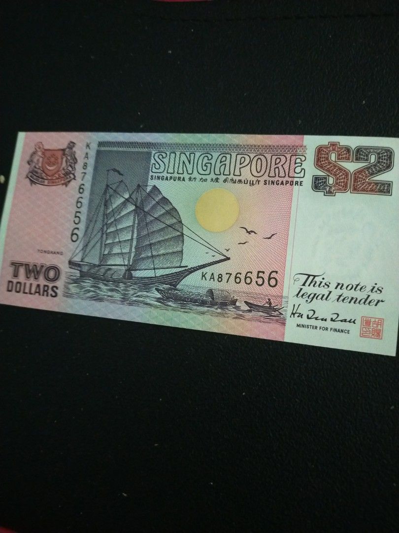 $2 dollar Purple series note, Singapore currency, Hobbies & Toys ...