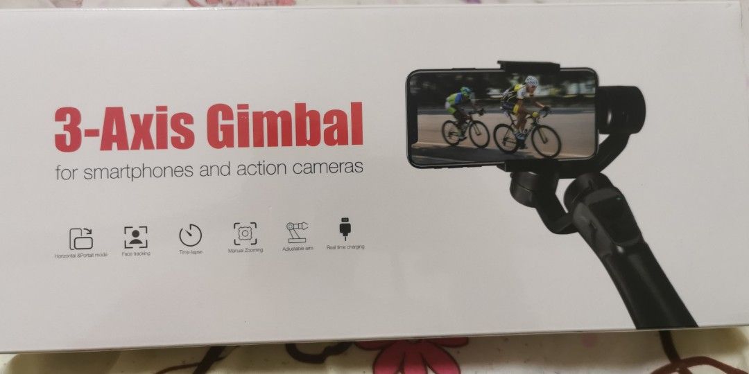 3 Axis Smart Gimbal Stabilizer (Brand New in Box - Mall Retail Price is ...
