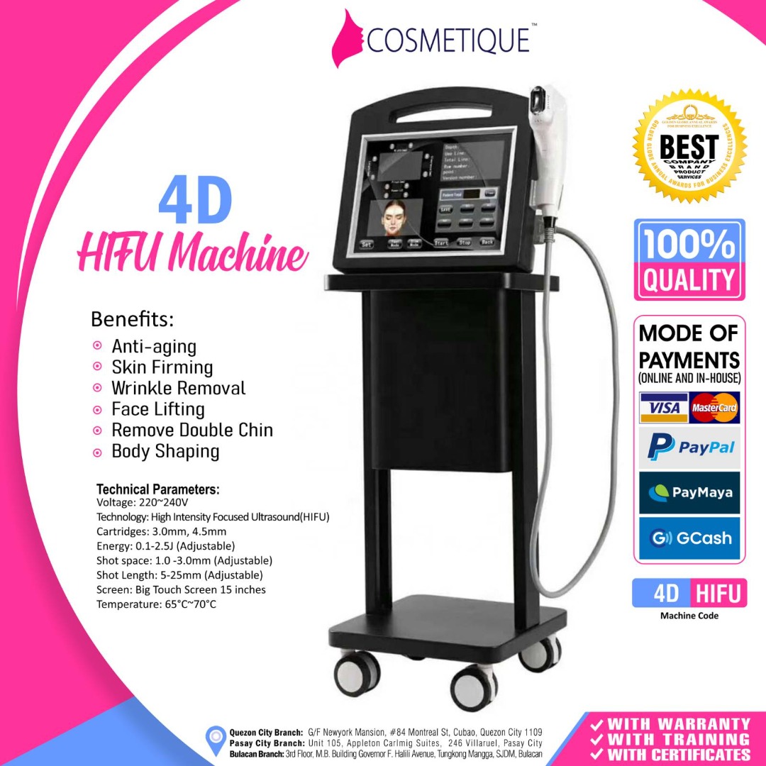 4D HIFU Machine for Face Contouring, Health & Nutrition, Medical ...