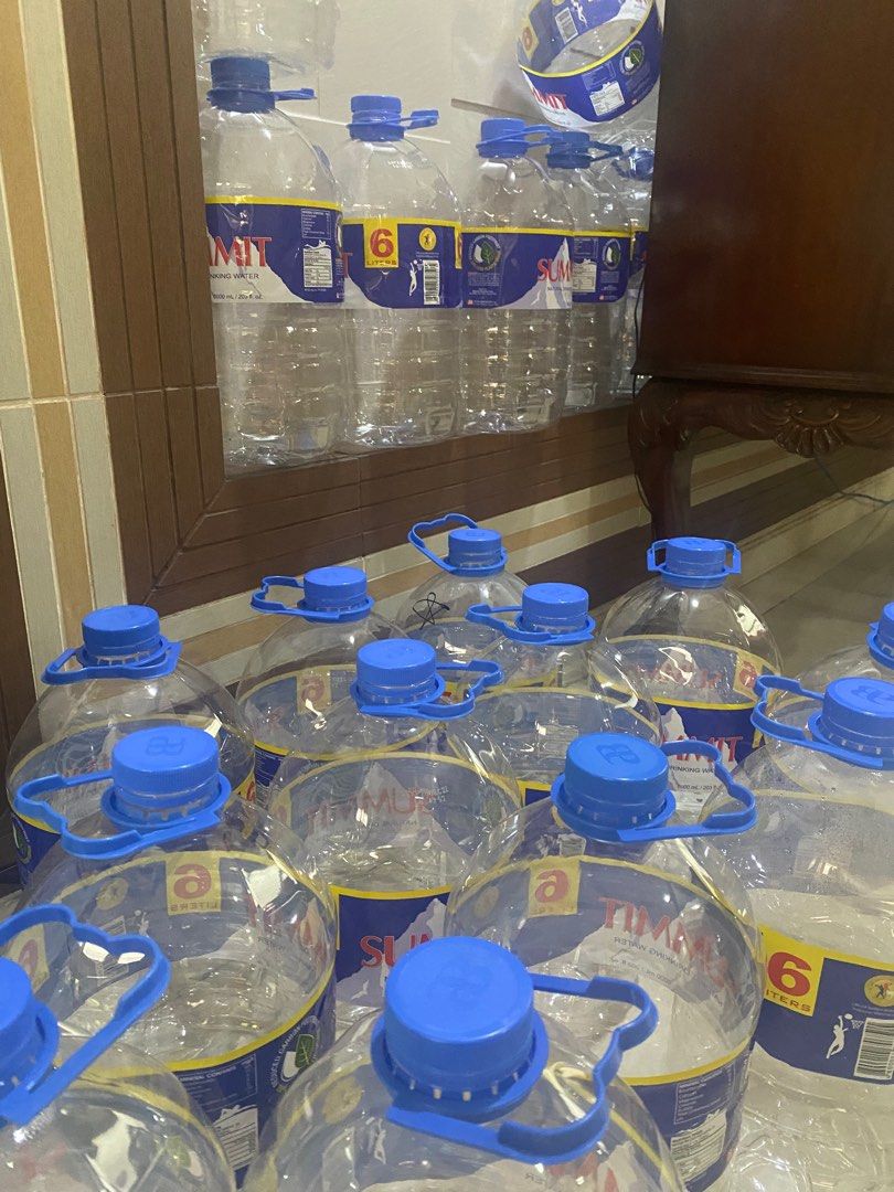 6 L liters water container recycle planting summit empty plastic ...