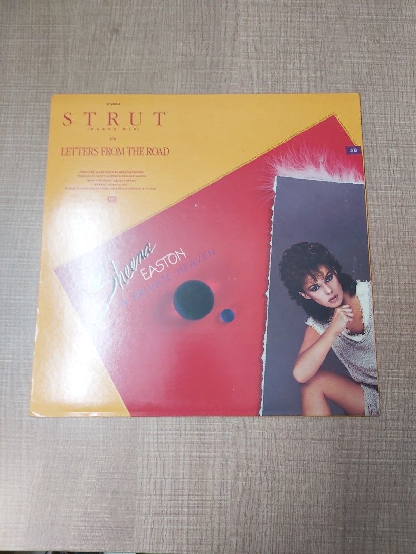 早期黑膠 SHEENA EASTON STRUT, 興趣及遊戲, 音樂、樂器 & 配件, 音樂與媒體 - CD 及 DVD - Carousell
