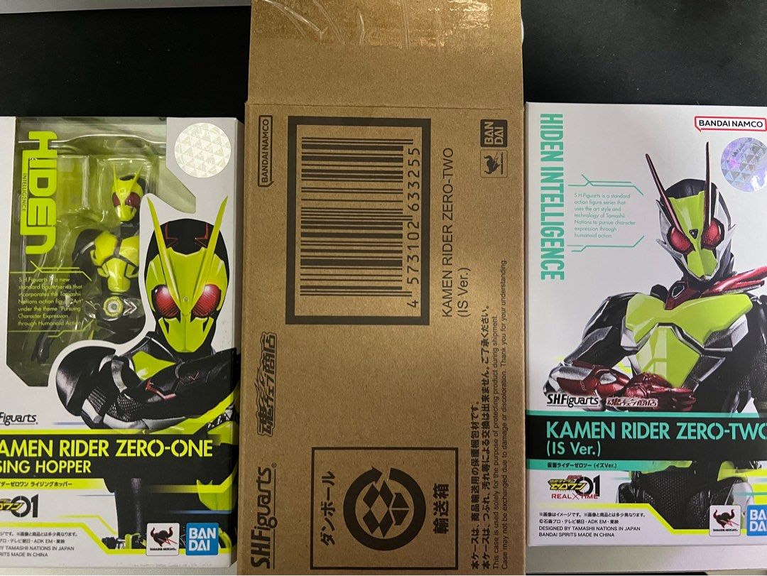 日版 shf zero one + zero two, 興趣及遊戲, 玩具 & 遊戲類 - Carousell