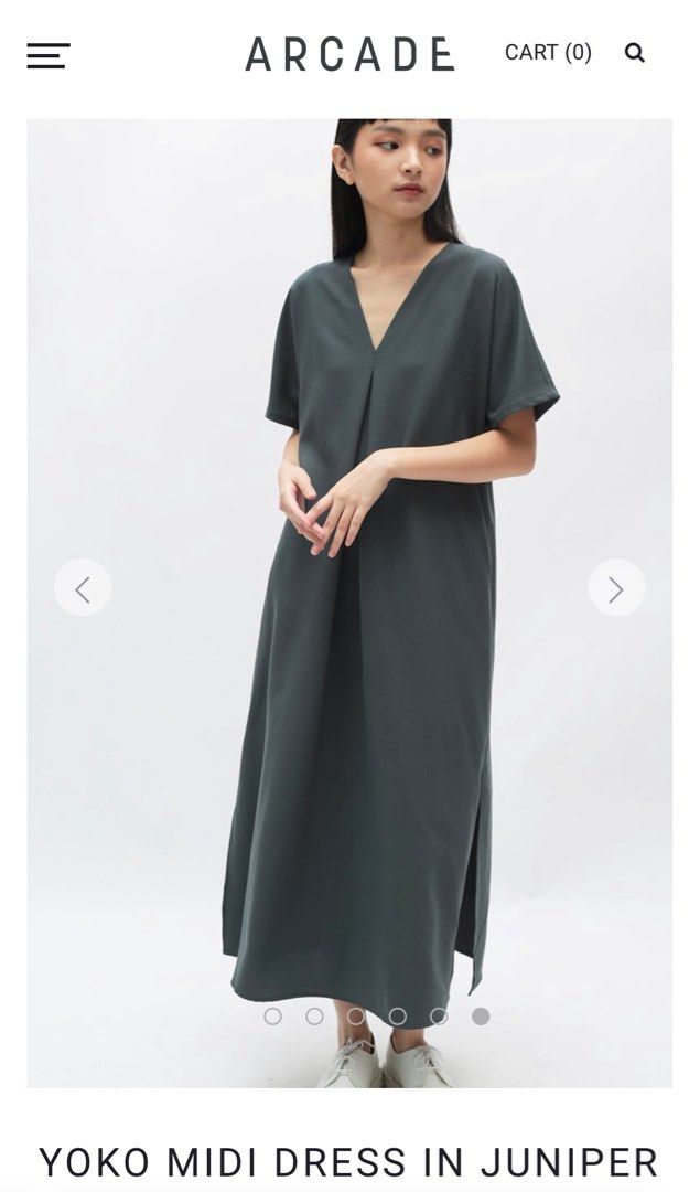 A for Arcade: Yoko Midi Dress, Women's Fashion, Dresses & Sets, Dresses ...