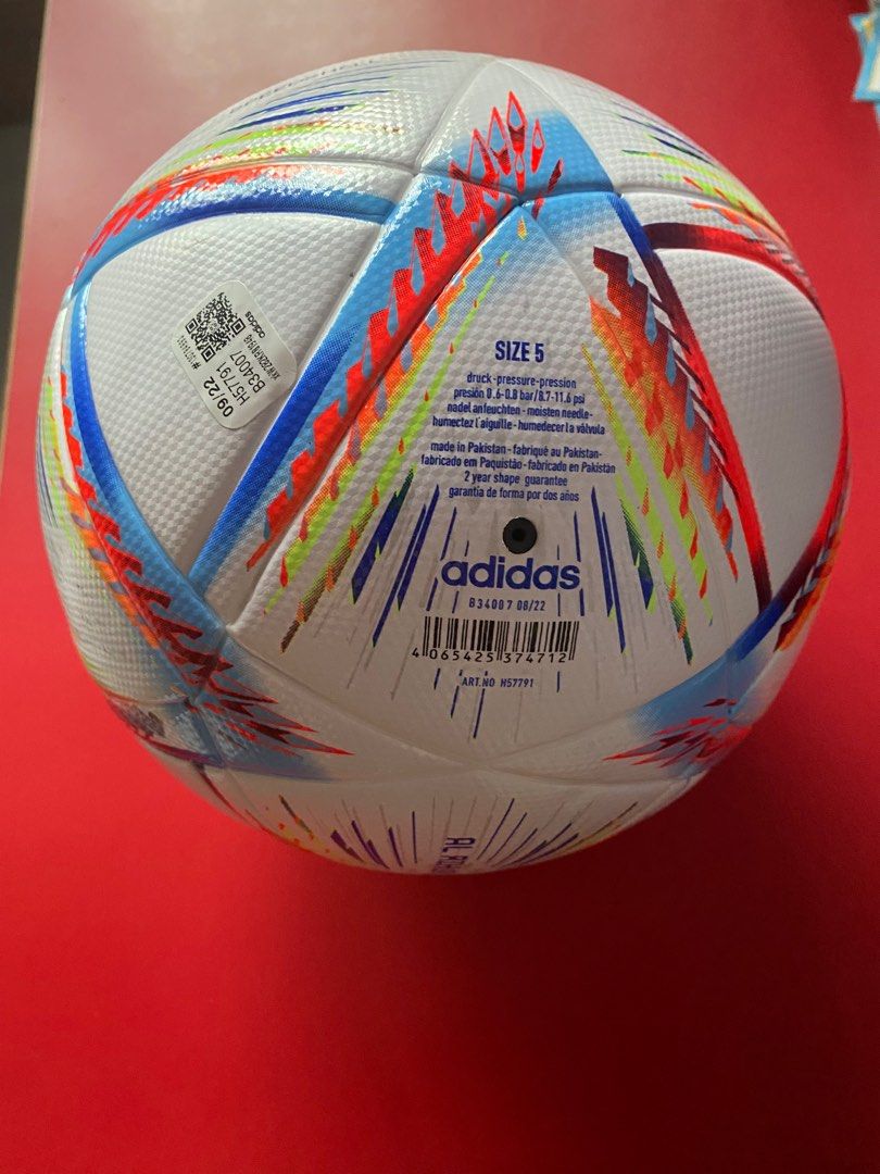 Adidas Al Rihla (Qatar World Cup 2022), Sports Equipment, Sports ...