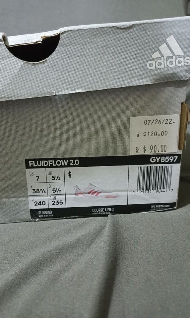 Adidas Fluid flow 2.0, Women's Fashion, Footwear, Sneakers on Carousell