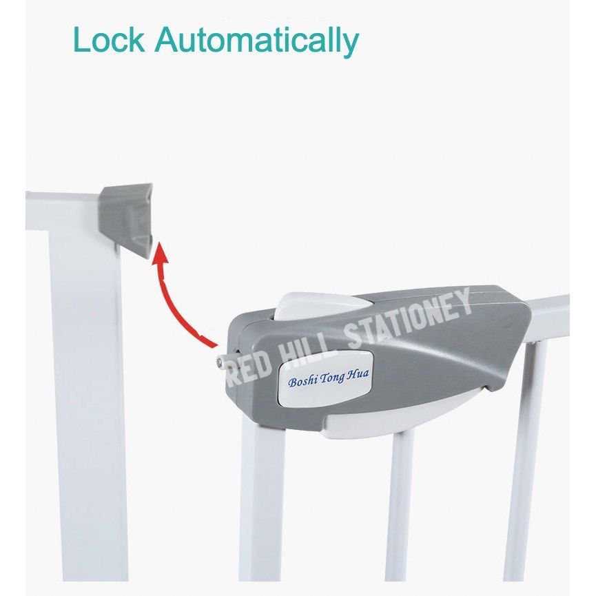 Adjustable Baby Safety Gate Automatic Close Door For Pet Kids Fence ...