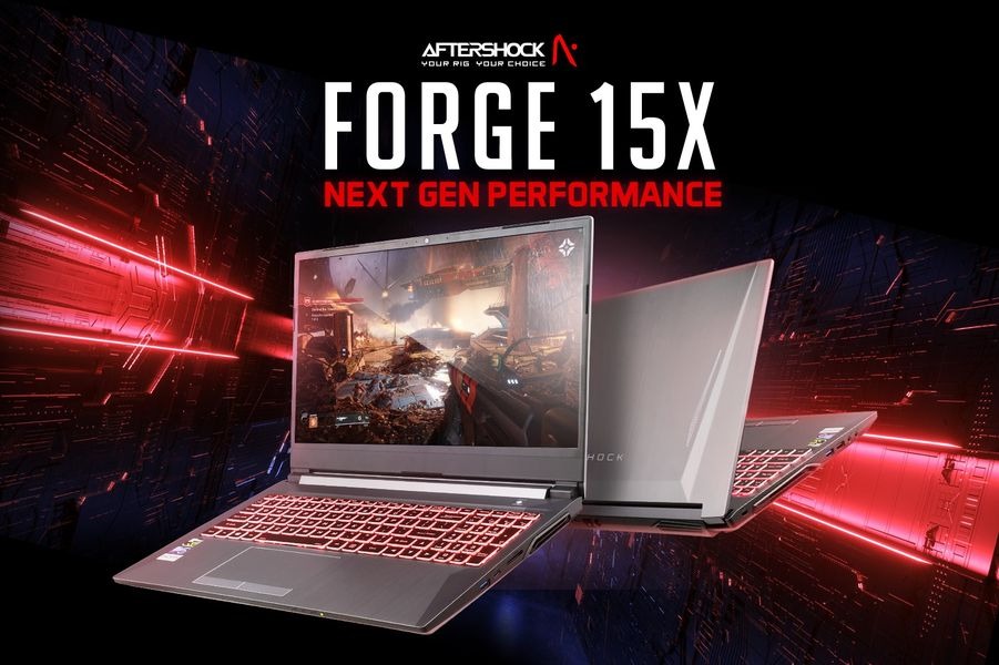Aftershock Forge 15X Laptop, i7-10875H, RTX 2060 Max Performance, 16GB ...