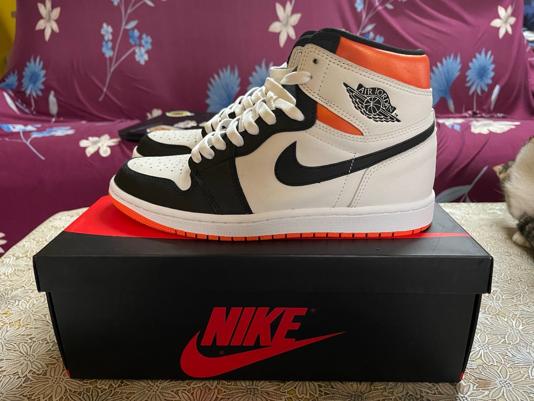 Air Jordan 1 High Electro Orange, Men's Fashion, Footwear, Sneakers on ...