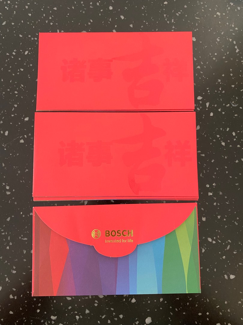 Ang Pow Packet - Bosch (set of 8 pieces), Hobbies & Toys, Stationery ...