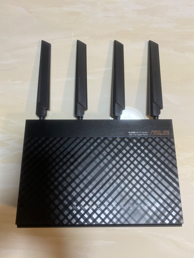 ASUS AC1900 Dual Band LTE WiFi Modem Router 4G-AC68U Ac68u 68u ac1900 ...