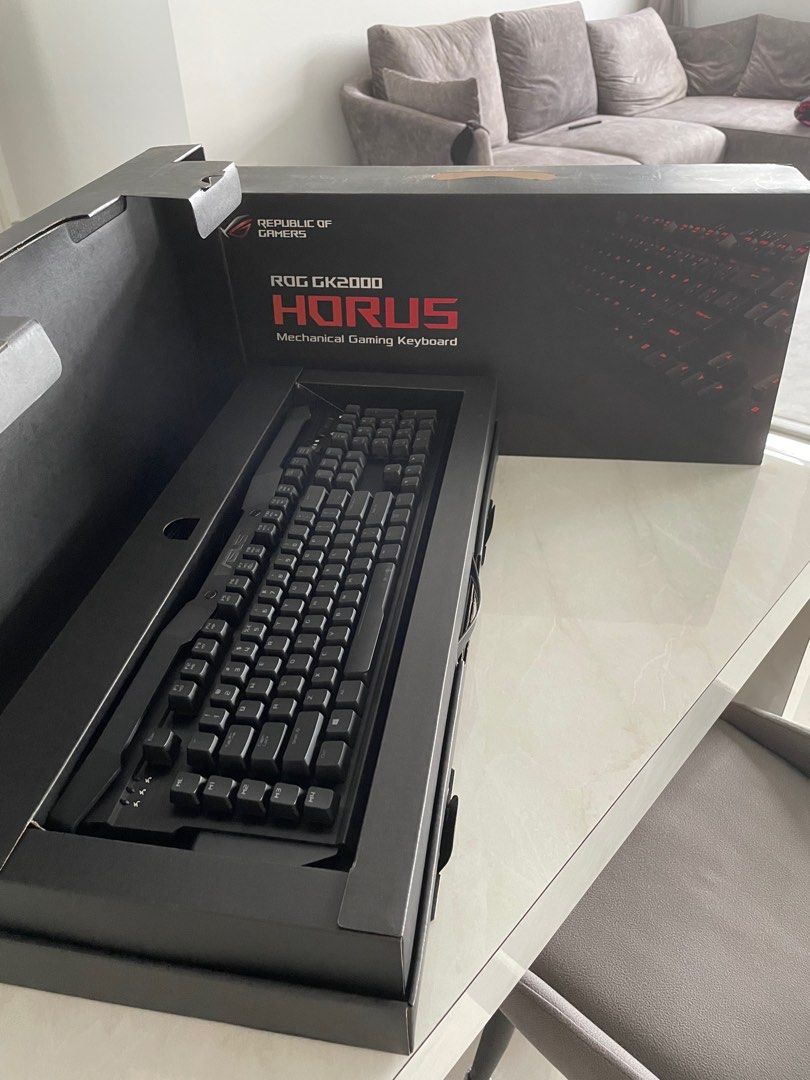 Asus ROG GK2000 Mechanical Gaming Keyboard, Computers & Tech, Parts ...