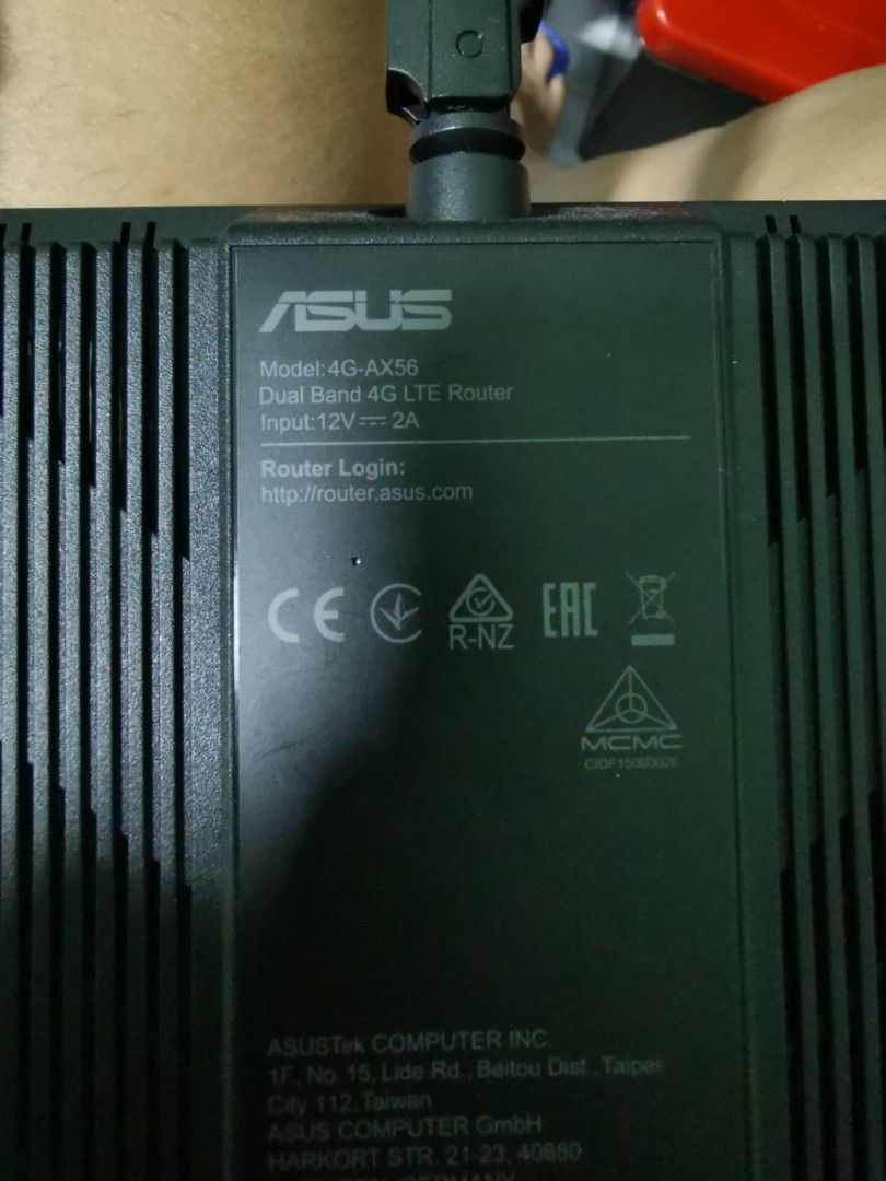 Asus Router 4G-AX56 LTE Router Cat.6 300Mbps Dual-Band WiFi 6 AX1800 ...