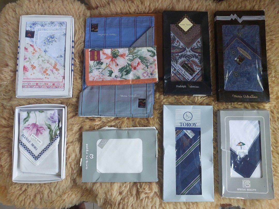 Authentic Luxury Brand Handkerchief Bundle, Luxury, Accessories on ...