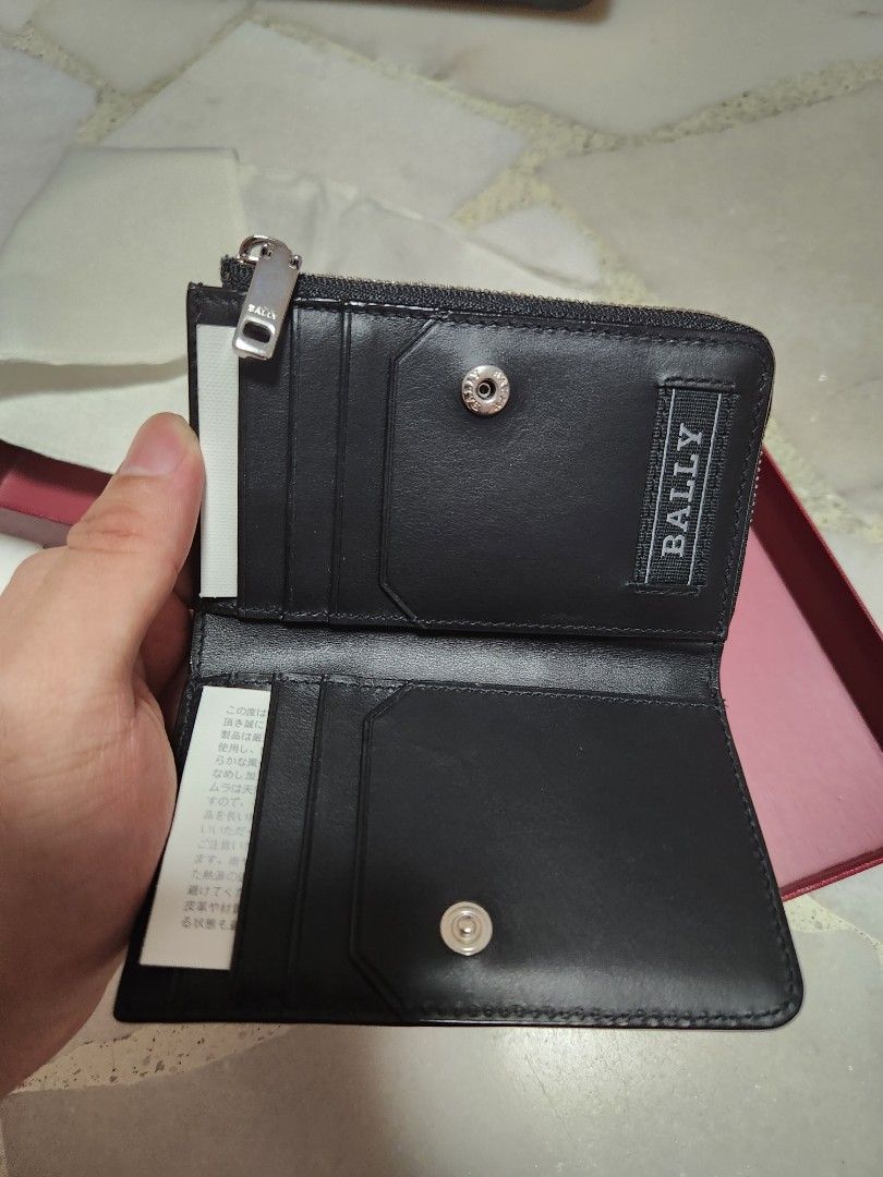 Bally "Berik" Card Holder with coin pouch, Men's Fashion, Watches & Accessories, Wallets & Card ...